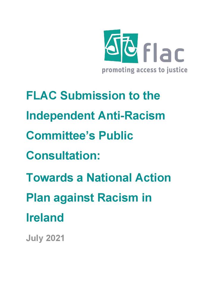 FLAC Submission to the Independent Anti-Racism Committee’s Public ...